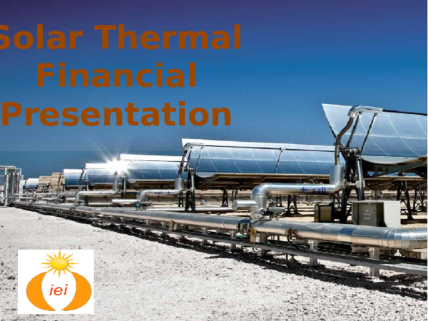 Solar Thermal PPA & Case Studies