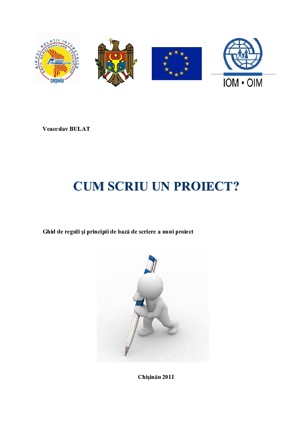 (PDF) Redactarea unui proiect