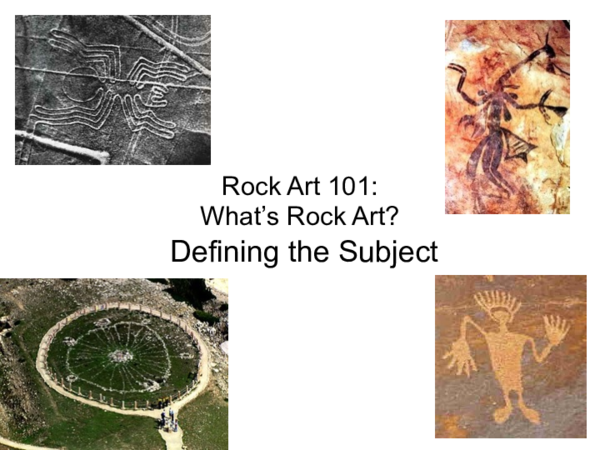 (PDF) The Study of Rock Art: What is it?