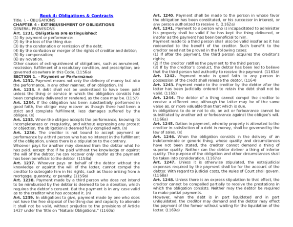 (DOC) Book 4 Oblicon and Contracts