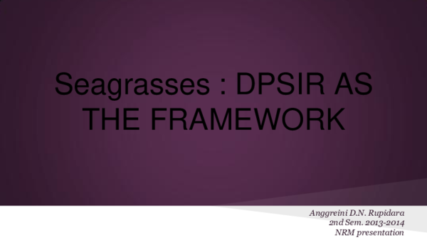 (PDF) The Driver–Pressure–State–Impact Response (DPSIR) framework
