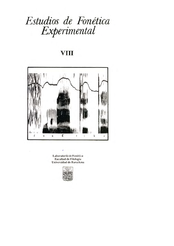 (PDF) Sobre la articulación de [t-d] en español