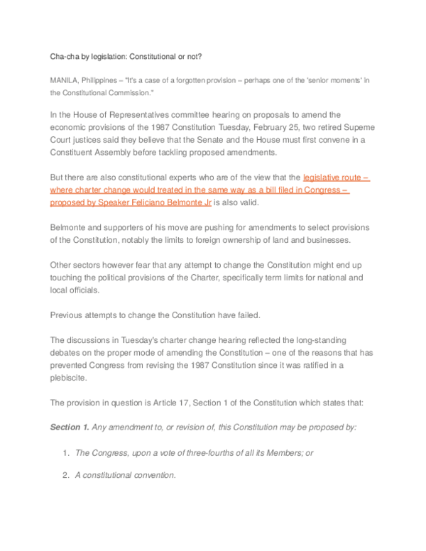 Doc The Constitutional Amendment Process