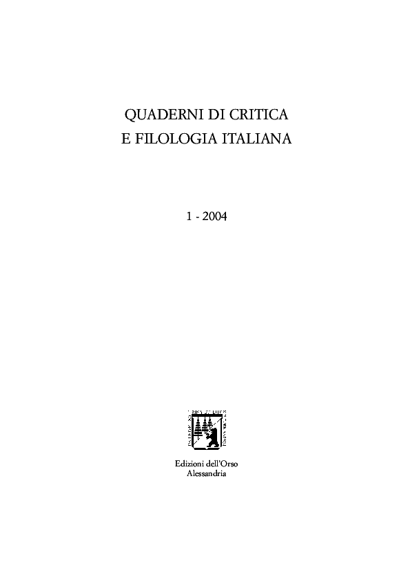 (PDF) Note sulla scrittura saggistica di Gabriele Baldini