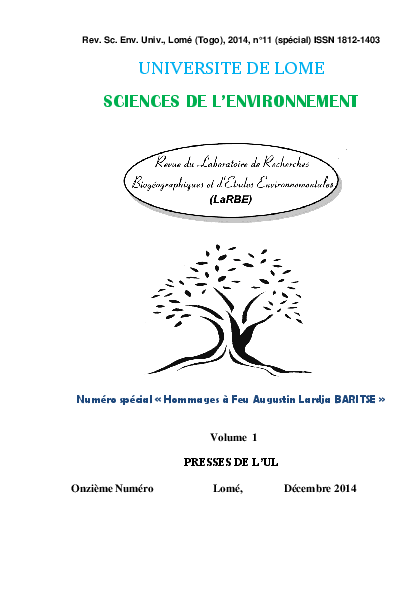(PDF) Le massif de Termit au Niger: un écosystème sahélo-saharien en ...