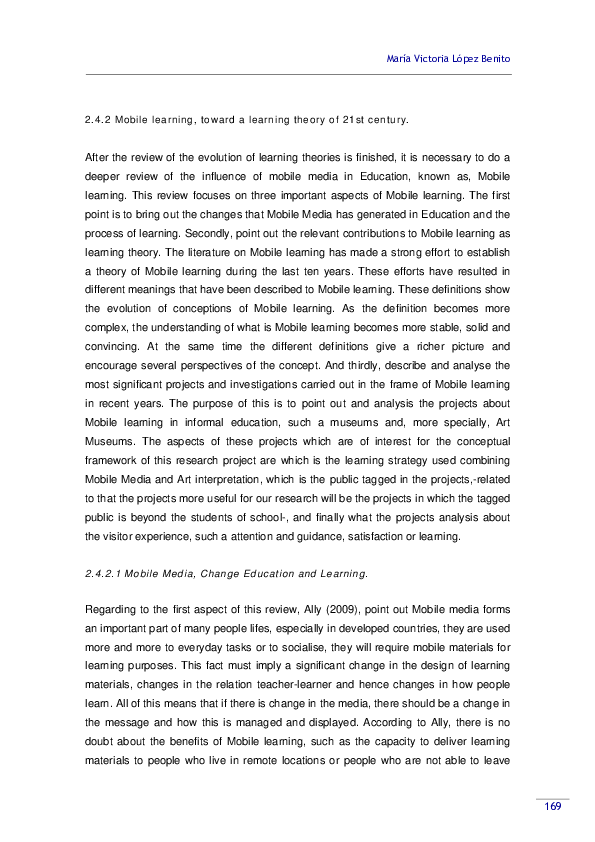 (PDF) Mobile learning, toward a learning theory of 21st century.