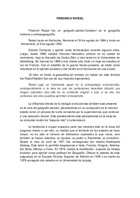 (DOC) FRIEDRICH RATZEL