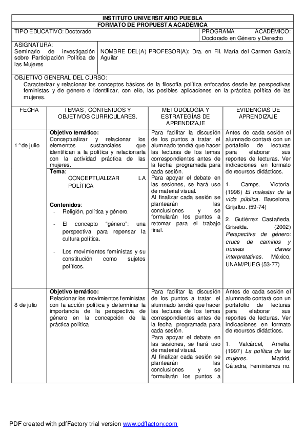 (PDF) INSTITUTO UNIVERSITARIO PUEBLA FORMATO DE PROPUESTA ACADÉMICA ...