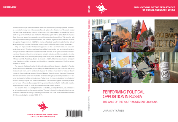 Performing Political Opposition in Russia - The case of the Youth ...