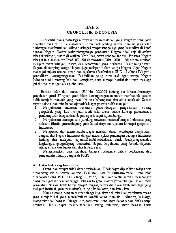 (DOC) 10. GEOPOLITIK