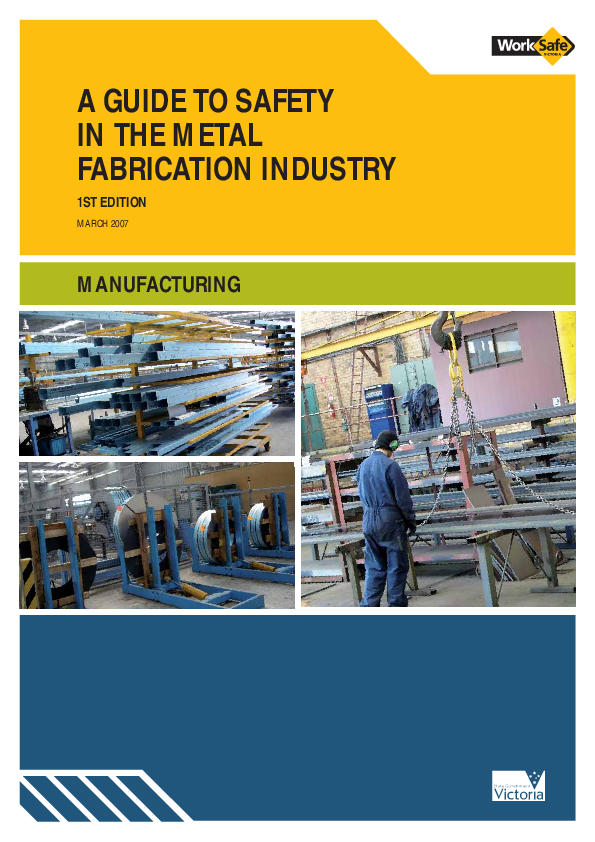 (PDF) A GUIDE TO SAFETY IN THE METAL FABRICATION INDUSTRY 1ST EDITION ...