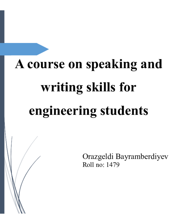 (DOC) A course on speaking and writing skills for engineering students ...