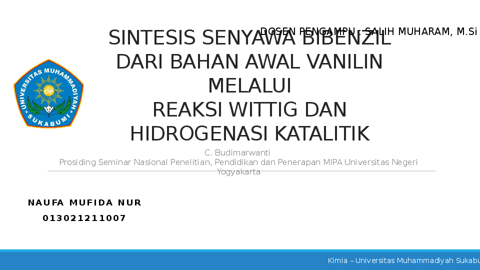 Contoh Reaksi Sintesis