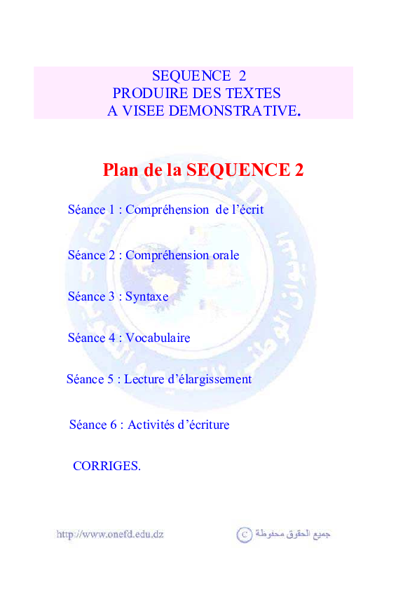 Comprendre le texte - onefd
