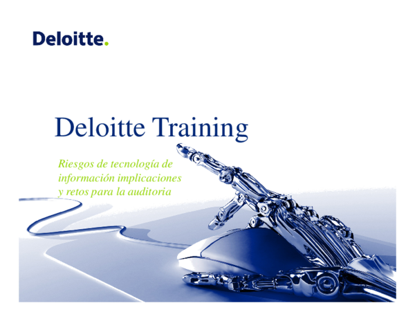 (PDF) Deloitte Training