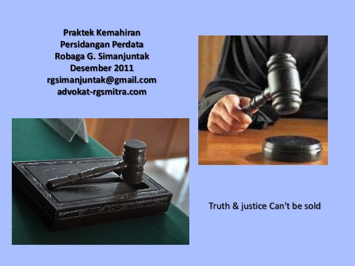 (PDF) Praktek Persidangan Perdata [Pengadilan Negeri]