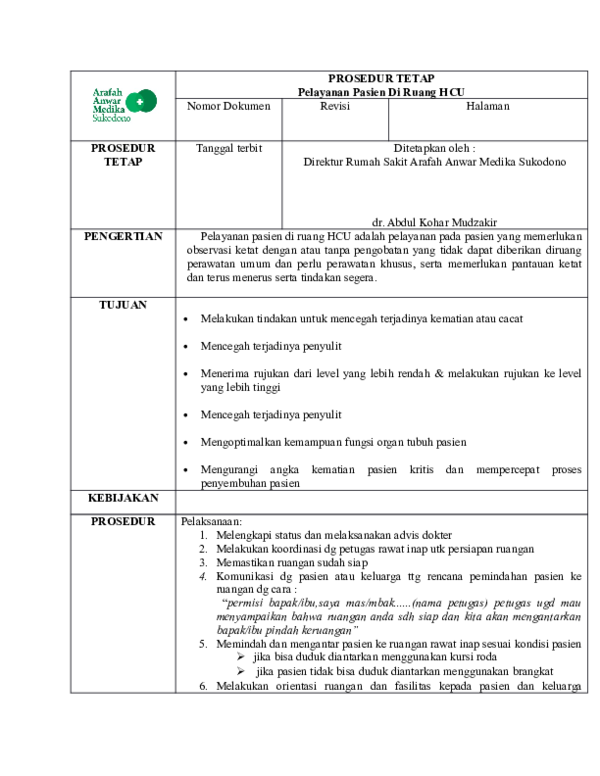 (DOC) PROSEDUR TETAP