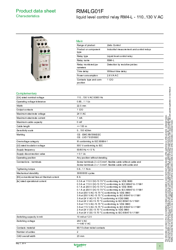 (PDF) Zelio Control RM4LG01F