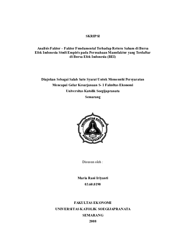 (DOC) Skripsi Lengkap
