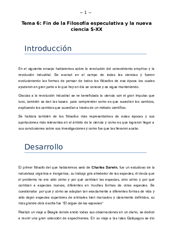 (DOC) Fin de la filosofía especulativa
