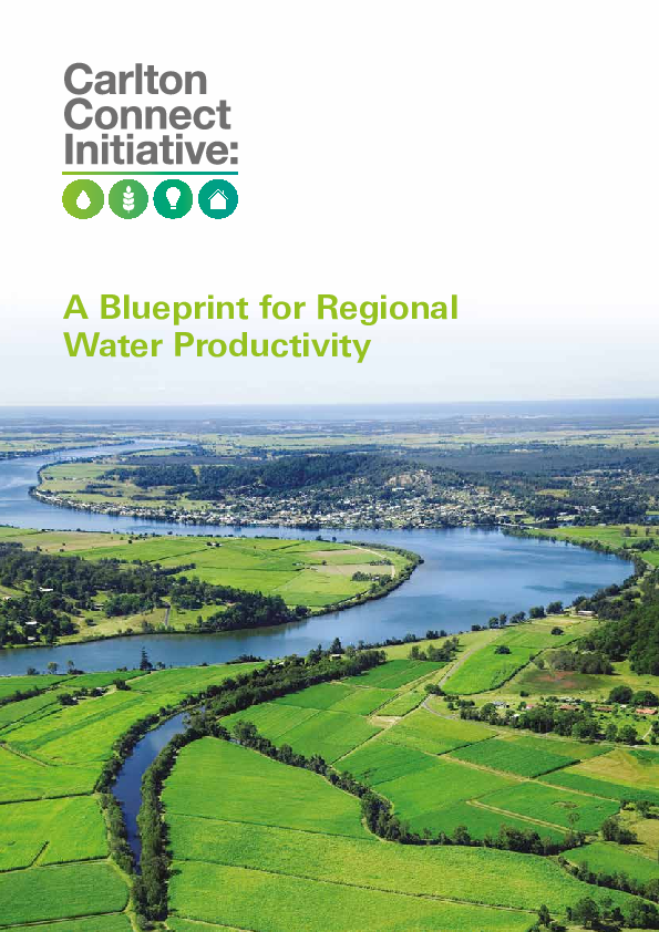 (PDF) A Blueprint for Regional Water Productivity