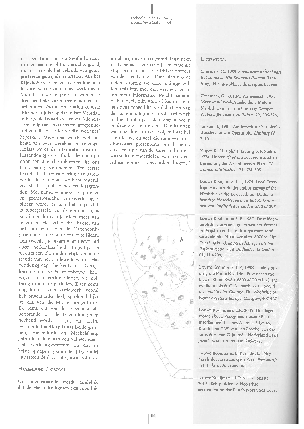 (PDF) Hazendonk-3 en het midden-neolithicum van Limburg | Luc Amkreutz ...