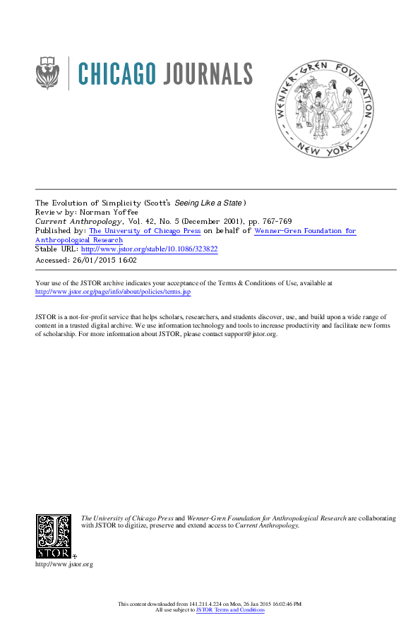 (PDF) Evolution of simplicity