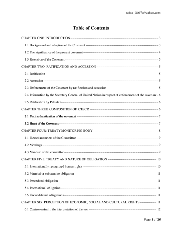 (PDF) The International Covenant on Economic, Social and Cultural ...