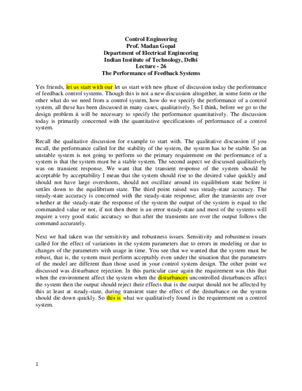 (PDF) Control Engineering