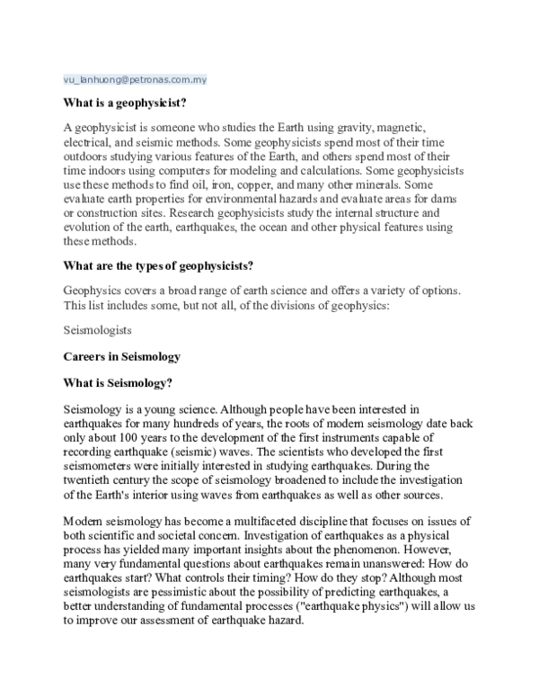 (DOC) What is a geophysicist