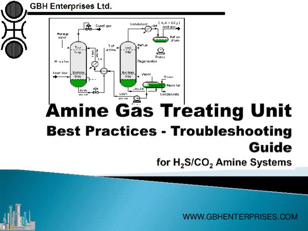 Amine Gas Treating Unit Best Practices - Troubleshooting Guide for H2S ...