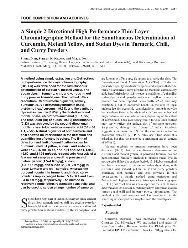 (PDF) A Simple 2-Directional High-Performance Thin-Layer Chromatographic Method for the ...