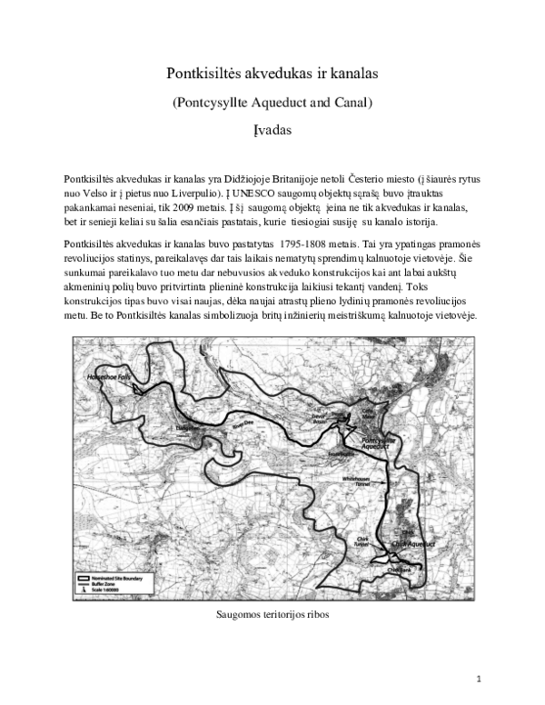 (PDF) Pontkisiltės akvedukas ir kanalas