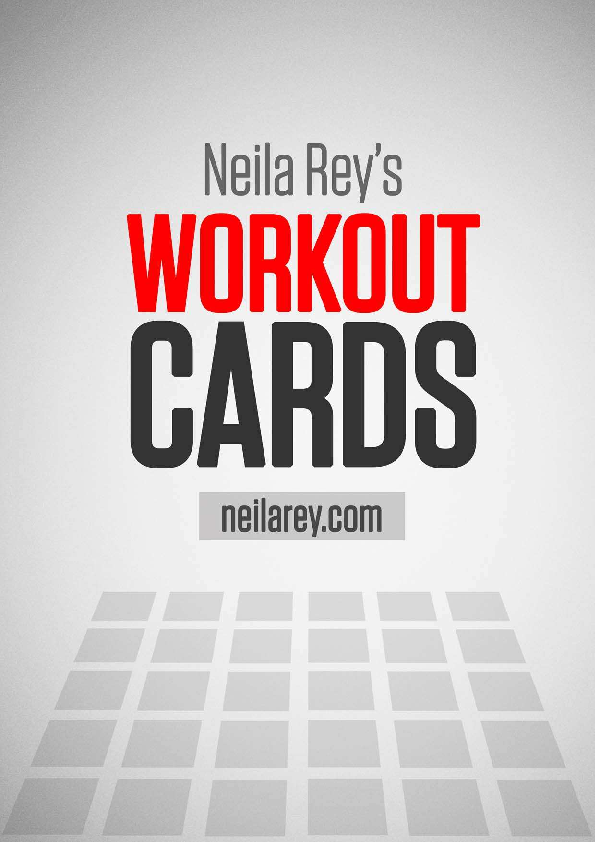 Neila Rey Workout Cards Pdf | EOUA Blog