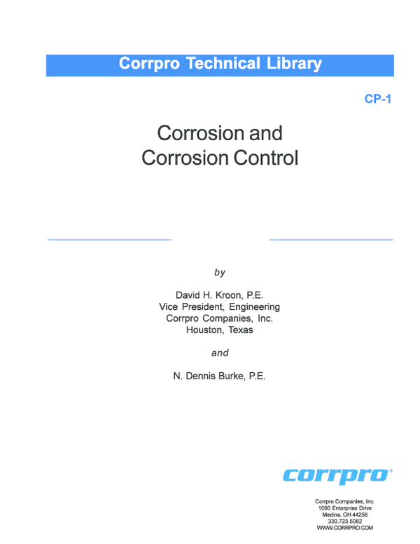 (PDF) Corrosion and Corrosion Control