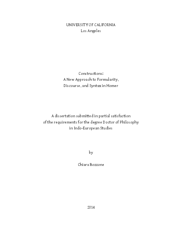 (PDF) Constructions: A New Approach to Formularity, Discourse, and ...