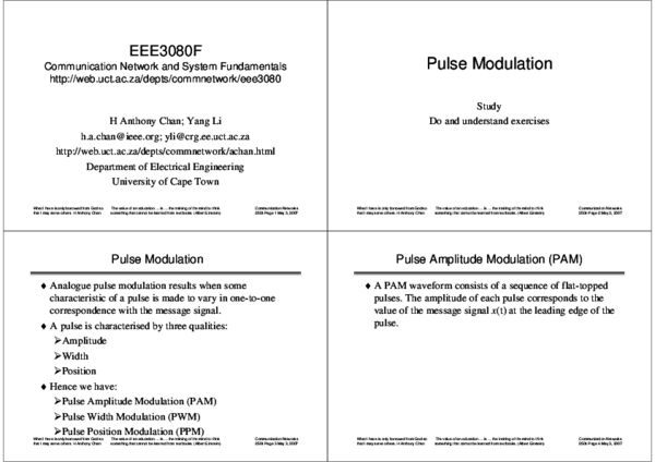 (PDF) pulse code modulation