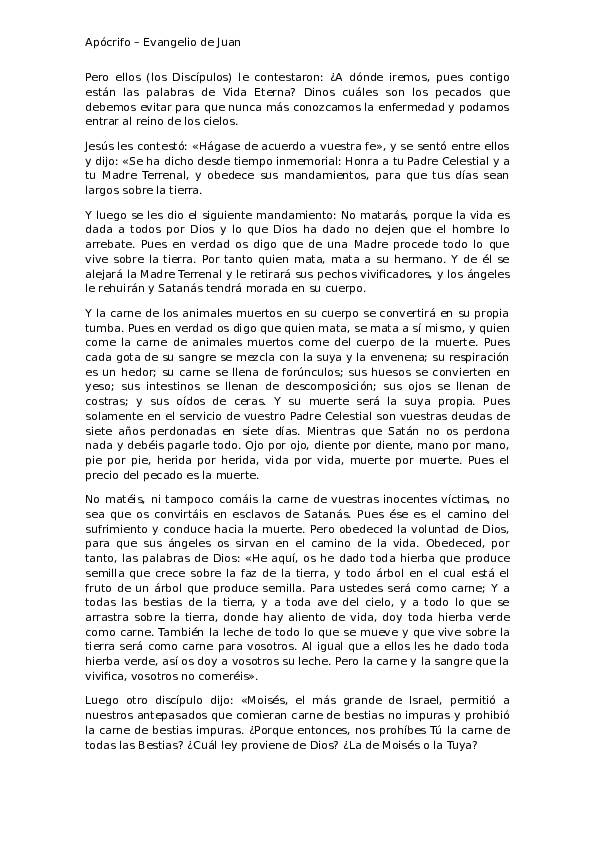 (DOC) Apocrifo de Juan