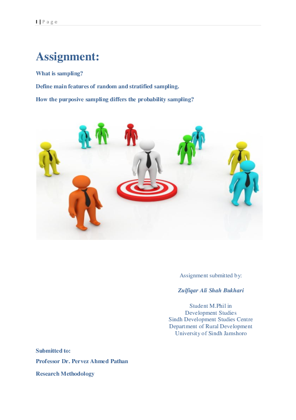 (PDF) A STUDY ON PURPOSIVE SAMPLING METHOD IN RESEARCH | Neetij Rai ...