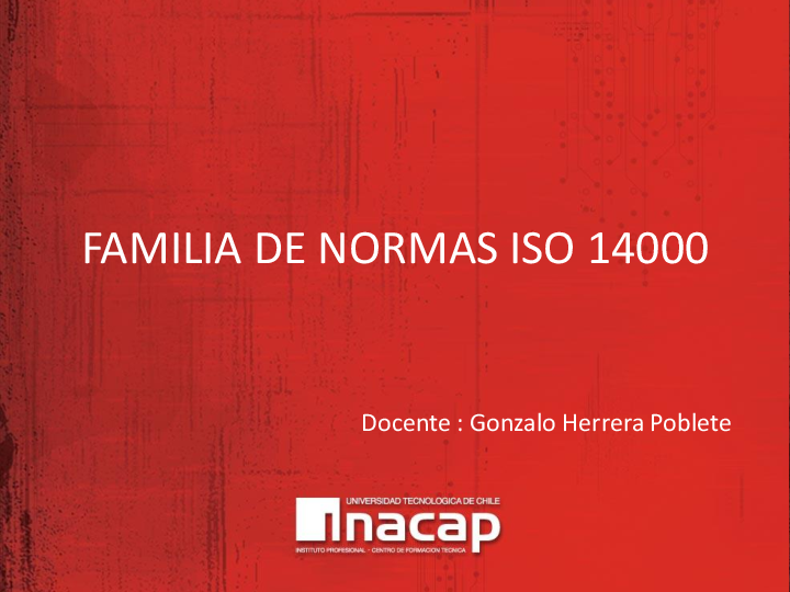 (PDF) FAMILIA DE NORMAS ISO 14000