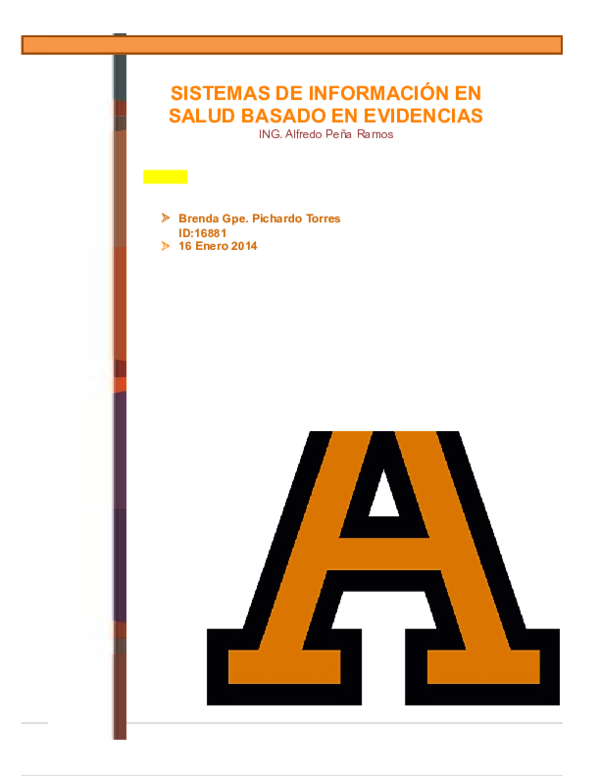 (DOC) SISTEMAS DE INFORMACIÓN EN SALUD BASADO EN EVIDENCIAS