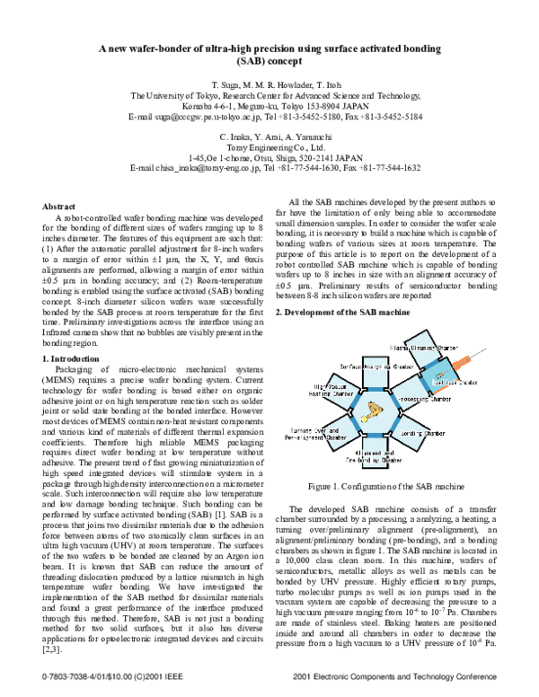 (PDF) A new wafer-bonder of ultra-high precision using surface ...