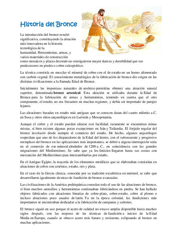 (PDF) Historia del Bronce