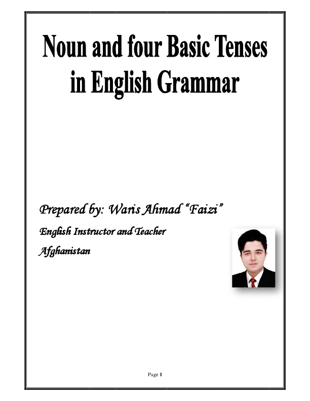 (PDF) English Grammar (Noun and Four Basic Tenses)