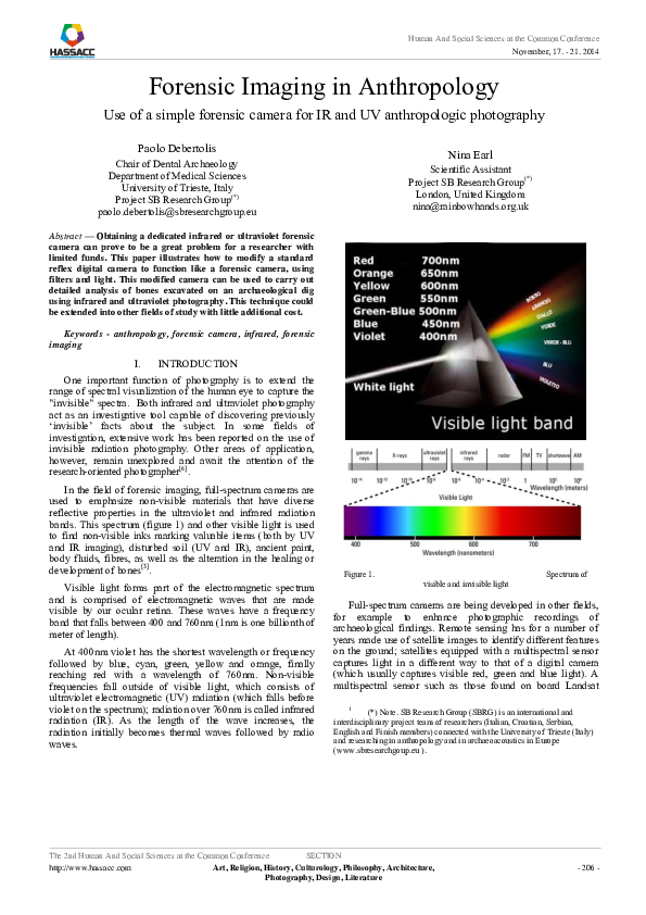 (PDF) Forensic Imaging in Anthropology