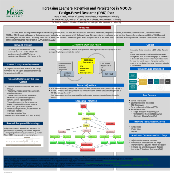 (PPT) Increasing learners' retention and persistence in MOOCs: Design-Based Research (DBR) plan.