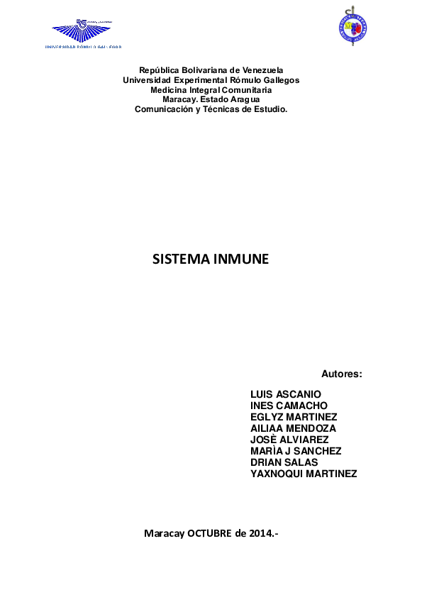 Pdf Sistema Inmune