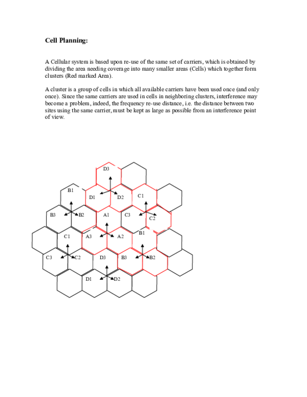 (DOC) Cell Planning