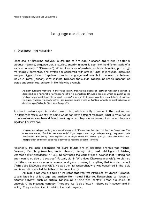 (PPT) Differences between Spoken and Written Discourse | Shayan Arif - Academia.edu