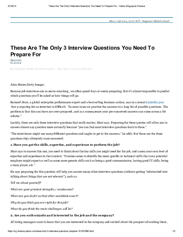 (PDF) 4/7/2014 These Are The Only 3 Interview Questions You Need To ...